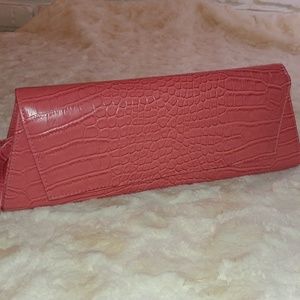 JAFRA | Bags | New Jafra Pink Alligator Clutch | Poshmark